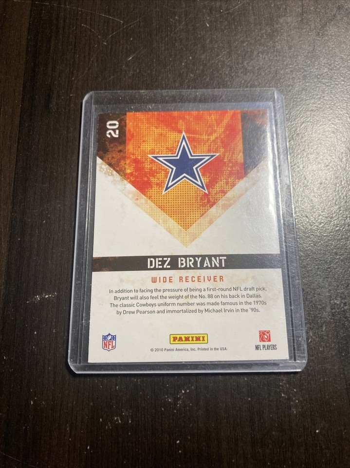 Dez Bryant SCORE ROOKIE CARD NFL 2010 T12-250 | eBay