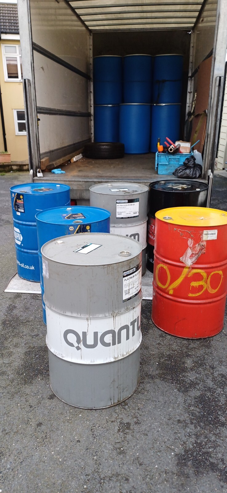 metal oil drum 205l Burner Storage | eBay UK