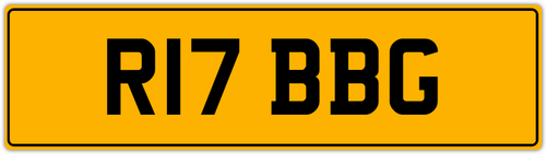 ROBB ROBBIE ROBERT RAB ROB ROBBY PRIVATE REG REGISTRATION NUMBER PLATE ...