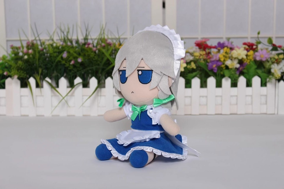 Touhou Project Izayoi Sakuya Fumo Plush Doll w/Clothes Stuffed Toy Xmas ...