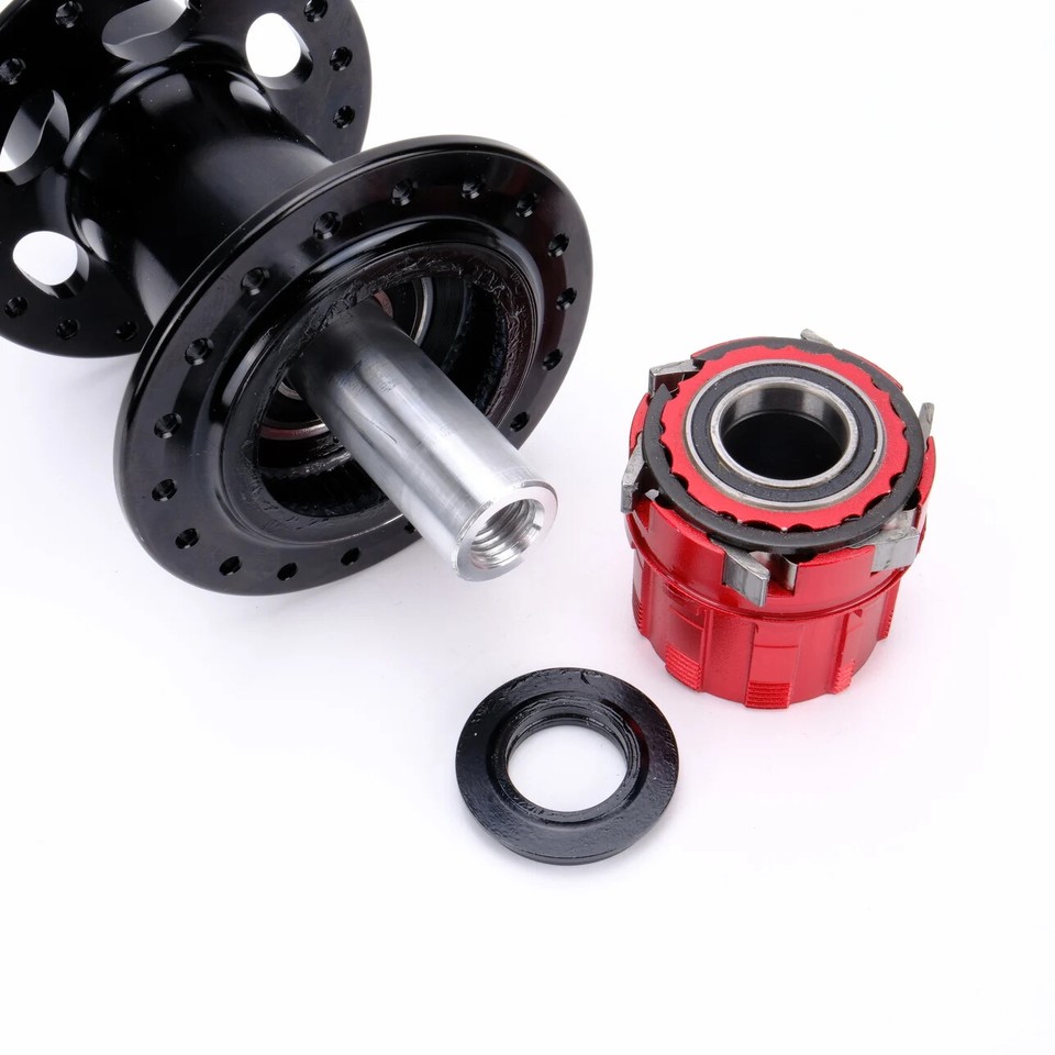 BMX Racing Hub Rim V Brake 28H 32H 36Holes 6 Pawls 120 Clicks Bicycle ...