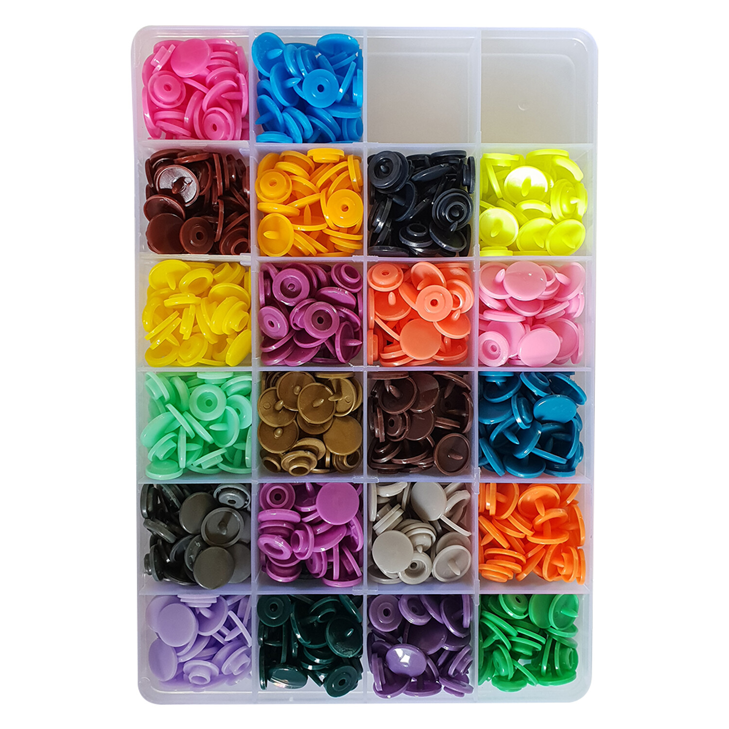 Plastic Snaps Buttons T3 T5 Press Poppers Resin Snap Fasteners + 1 ...