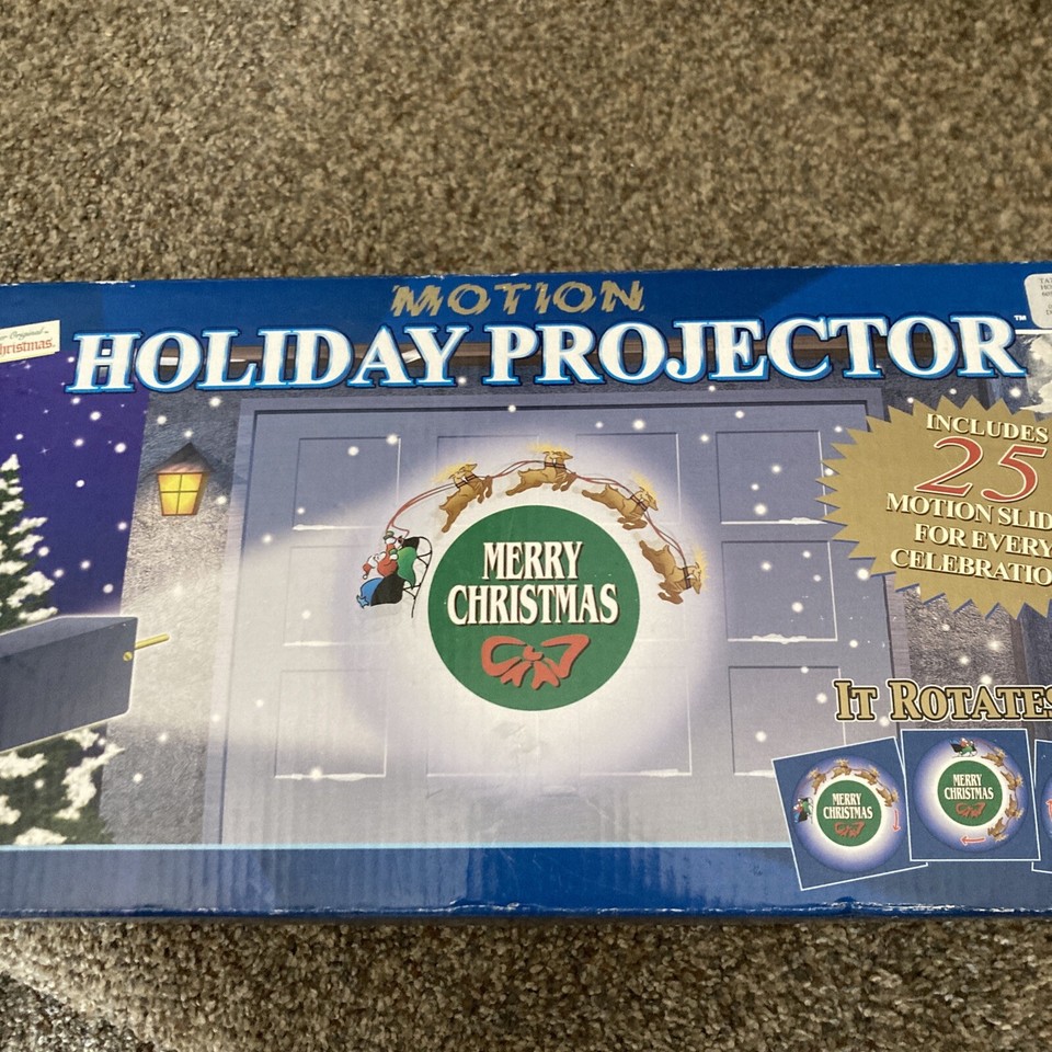 Mr Christmas Holiday Projector Rotating Motion 25 Themed Year Round ...