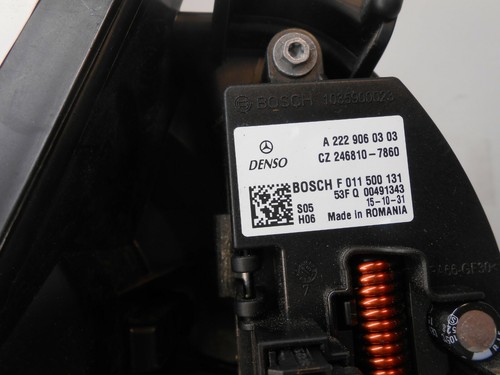 2015-16 Mercedes CIA250,45 Blower Motor OEM IC# 58809 A2469061601 ...