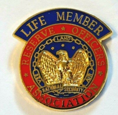 RESERVE OFFICERS ASSOCIATION ~ LIFE MEMBER ~ LAPEL PIN | eBay
