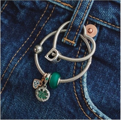 Authentic Pandora Sterling Silver Large Heart Charm Carrier - 399505C00 ...