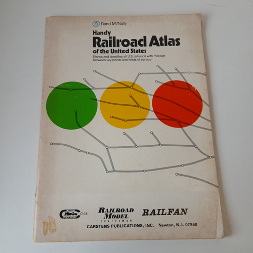 Railroad Atlas Handy of the United States published by Rand McNally ...