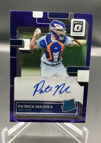 2022 Panini Donruss Optic - Rated Rookie Signatures Patrick Mazeika # ...