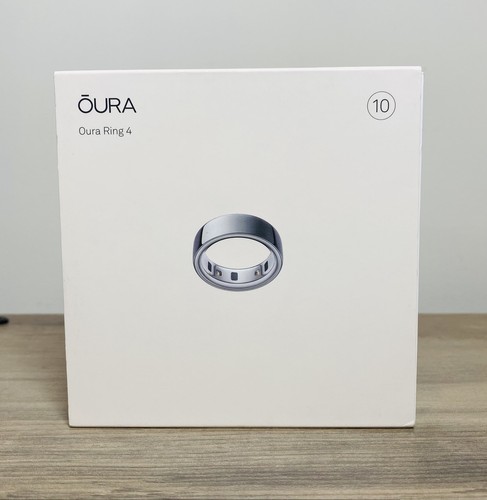 NEW (Open box) OURA Ring - Gen 4 - SILVER - Size 10 (Grade A)- Smart ...
