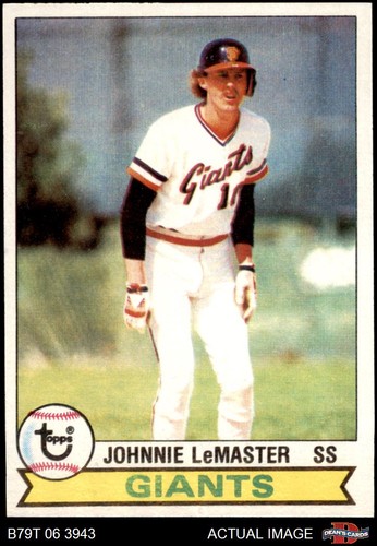 1979 Topps #284 Johnnie LeMaster Giants 8 - NM/MT | eBay