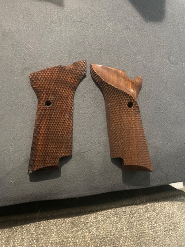 Hi Standard Supermatic Wood Target Grips | eBay