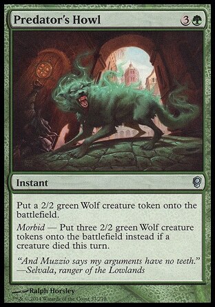 MTG Magic the Gathering Predator's Howl (37/219) Conspiracy LP | eBay