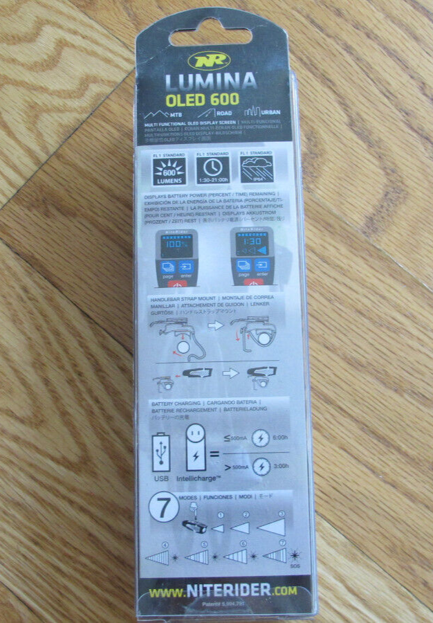 NiteRider Lumina 600 OLED Headlight | eBay