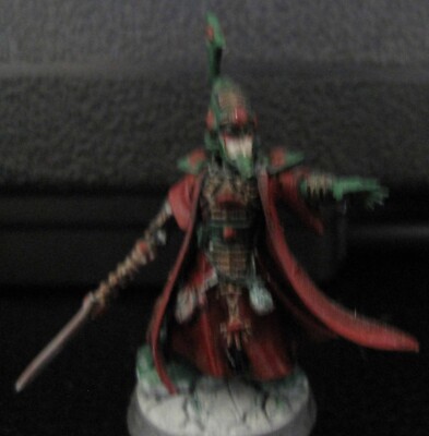Warhammer 40,000 Craftworld Aeldari Eldar Farseer plastic painted ...