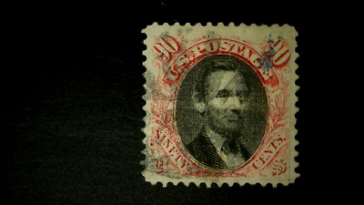 U S Stamps pictorial issue Scott 122 ninety cents used F/VF cv 2100.00 ...