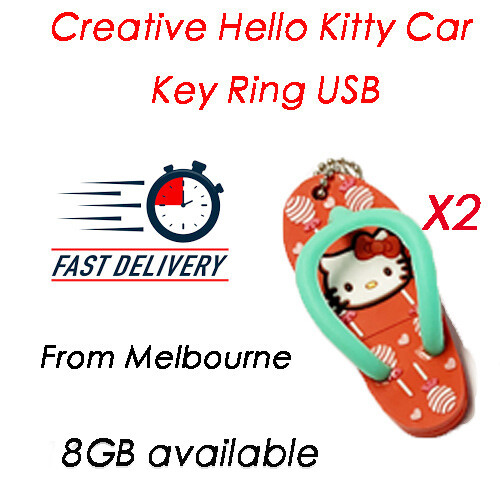 Pair Creative Hello Kitty PVC Soft USB Driver 2.0 Pendrive Disk 8GB ...