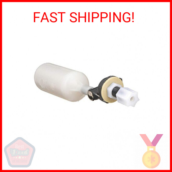 Kerick Valve MA252 PVC Mini Float Valve, Tank Mount, Adjustable Arm, 1. ...