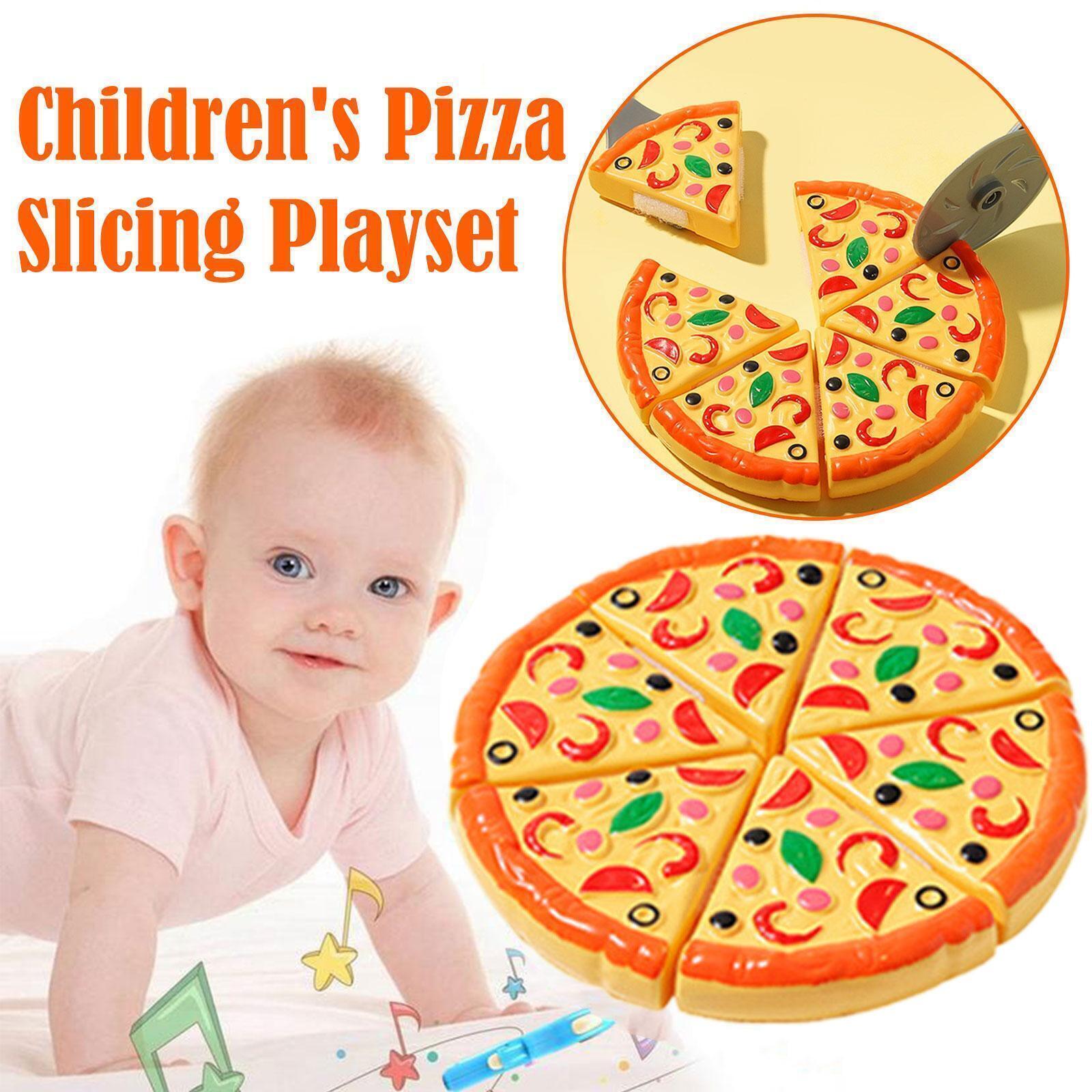 Kids Baby Pizza Party Fast Food Cooking Cutting Pretend R9 Birthday ...
