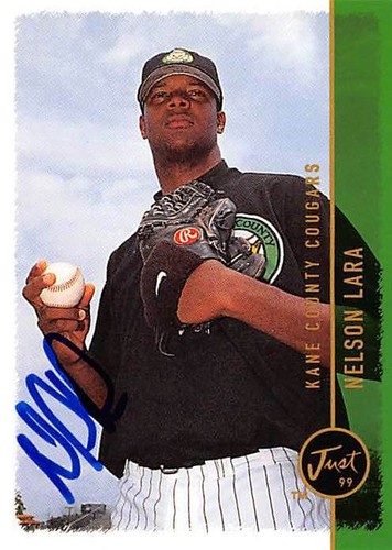 Nelson Lara autographed baseball card Marlins Kane County 1999 Just Minors #196 | eBay