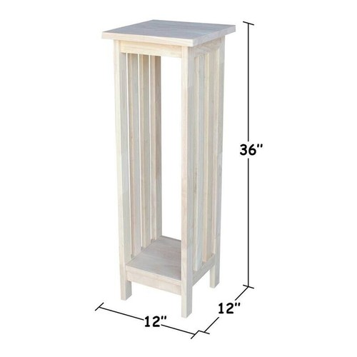 Tall Plant Stand For Indoor Display Shelf Narrow Small Corner Accent ...
