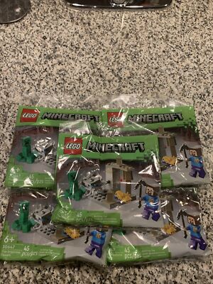 Lot Of 5 LEGO Minecraft: The Dripstone Cavern (30647) No Of Pieces 45 ...