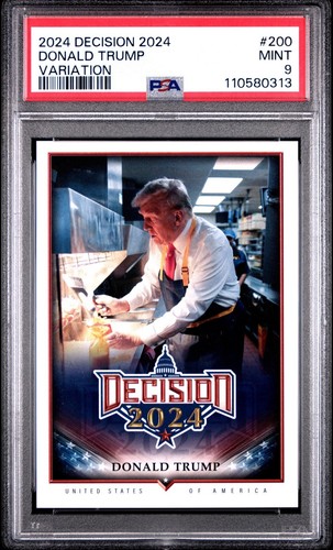 2024 Donald Trump PSA 9 The Decision McDonald’s Variation SSP President ...
