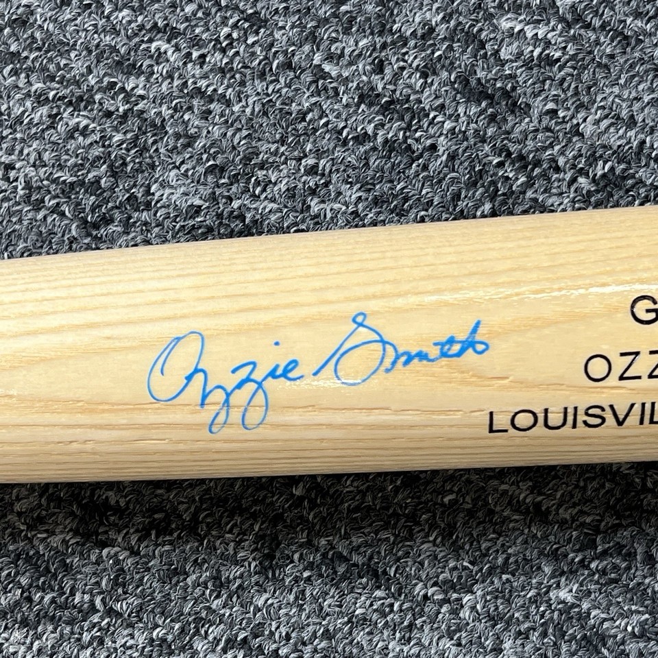 Hand Signed OZZIE SMITH Baseball Bat St. Louis Cardinals Autographed ...
