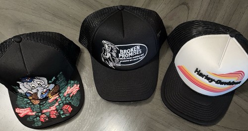 Supreme Elephant Mesh Back 5 Panel Trucker Hat Cap Black FW22 lot of 3 ...