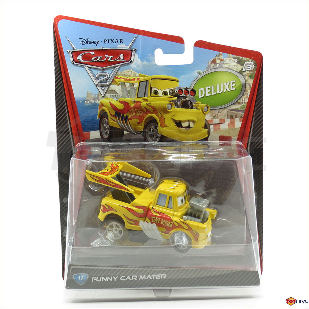 Disney Pixar Cars Riplash Racers The King & Funny Car Mater - Rare