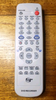 Genuine VCR PLUS S0609870 DVD Recorder Remote Control OEM | eBay