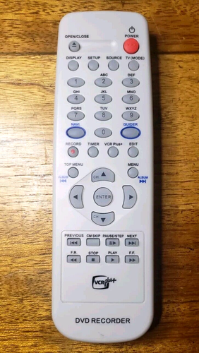 Genuine VCR PLUS S0609870 DVD Recorder Remote Control OEM | eBay
