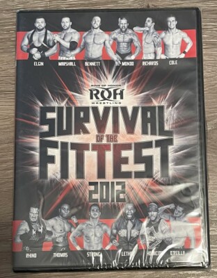 ROH Survival Of The Fittest 2012 DVD Ring Of Honor WWE AEW NXT TNA PWG ...