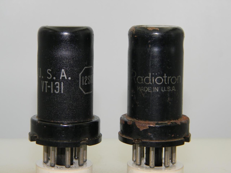 Pair RCA 12SK7 Test Near NOS 1950gm & 1900gm Metal Serious Tubes R83 | eBay