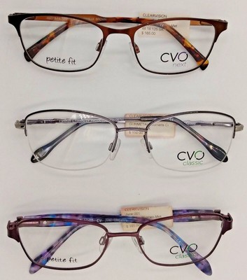 CVO Eyeglasses Womens CHOOSE SIZE/COLOR/MODEL Clearvision Eyeglass ...
