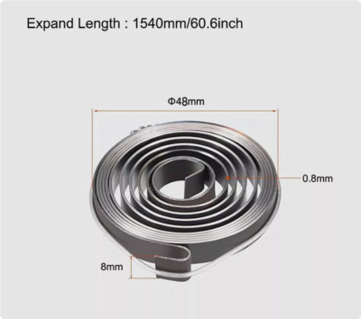 Drill Press Spring Quill Feed Return Coil Spring Assembly Part 0.8*8* ...