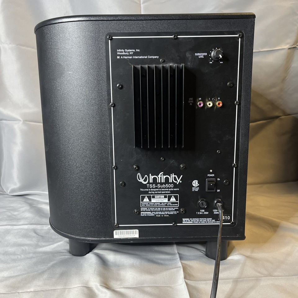 Infinity TSS-Sub500 Powered Subwoofer Home Theater Audio - Great ...