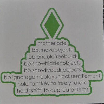 The Sims 4 Cheat Sticker | eBay UK