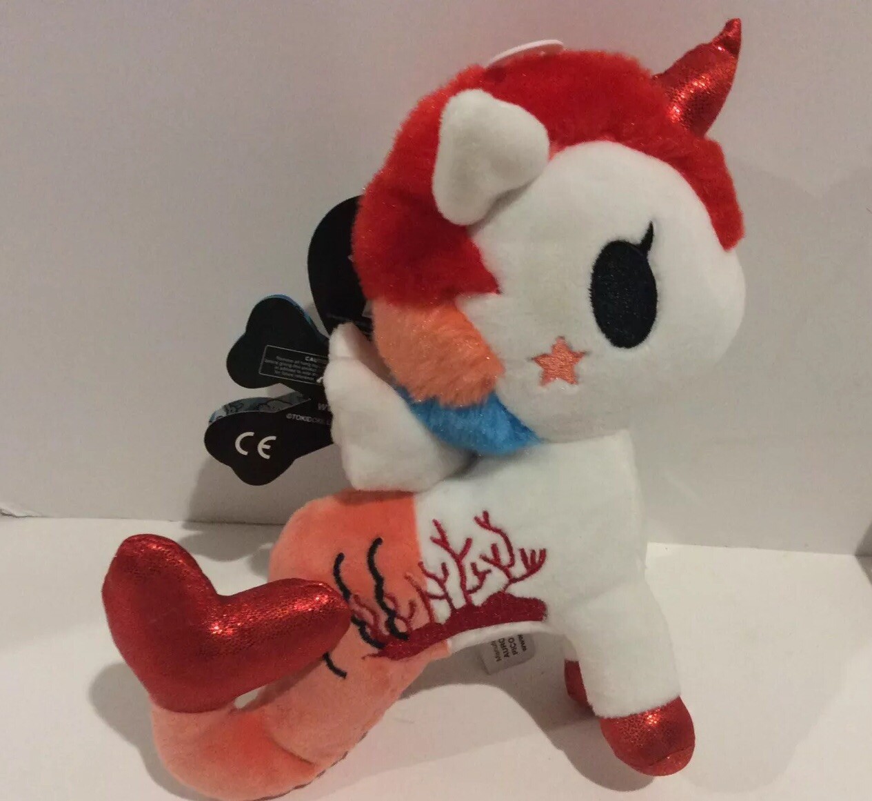Tokodoki Mermicorn Plush Toy NWT New w/ Tag & Necklace | eBay