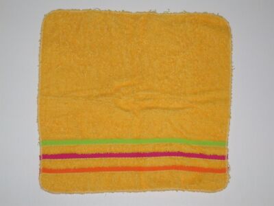 100% Cotton Terry Cloth Wash Bath Cloth ~ Yellow Hot Pink Green Orange ...