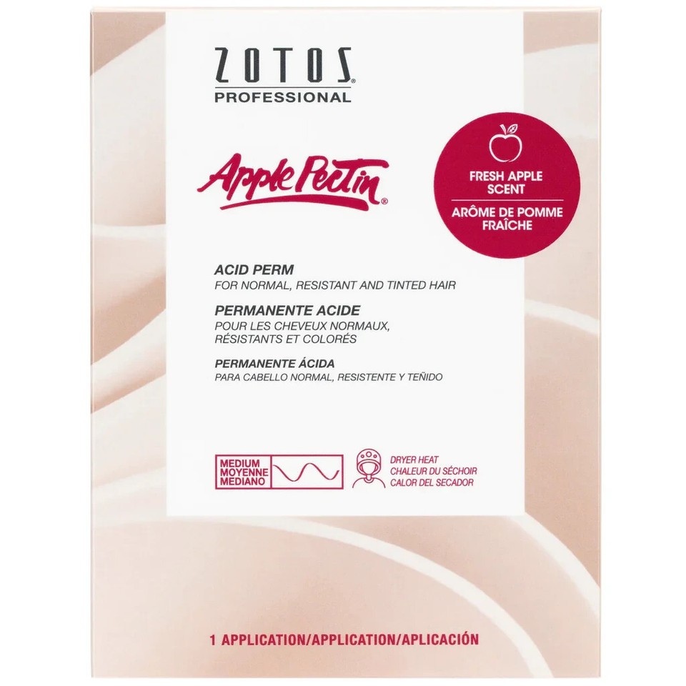 Apple Pectin Acid pH Perm For Normal. Resistant , Tinted Hair 1 ...