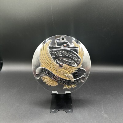 Eagle Iron Harley Davidson Timing Cover, “Live To Ride, Ride To Live ...