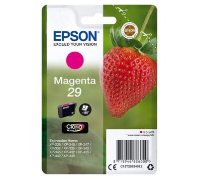 Original Epson Tintenpatrone Ink Cartridge C13T29834012 T29 XP-345 ...