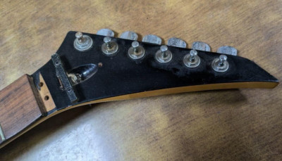 VINTAGE ESP Neck Concorde Head Scalloped Black | eBay