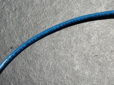Alan Wire #16awg 26 Stranded TFFN//MTW Building/Fixture Wire Blue ...