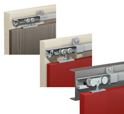 Sliding Garage Barn Industrial Door Gear Track System Heavy Duty ...