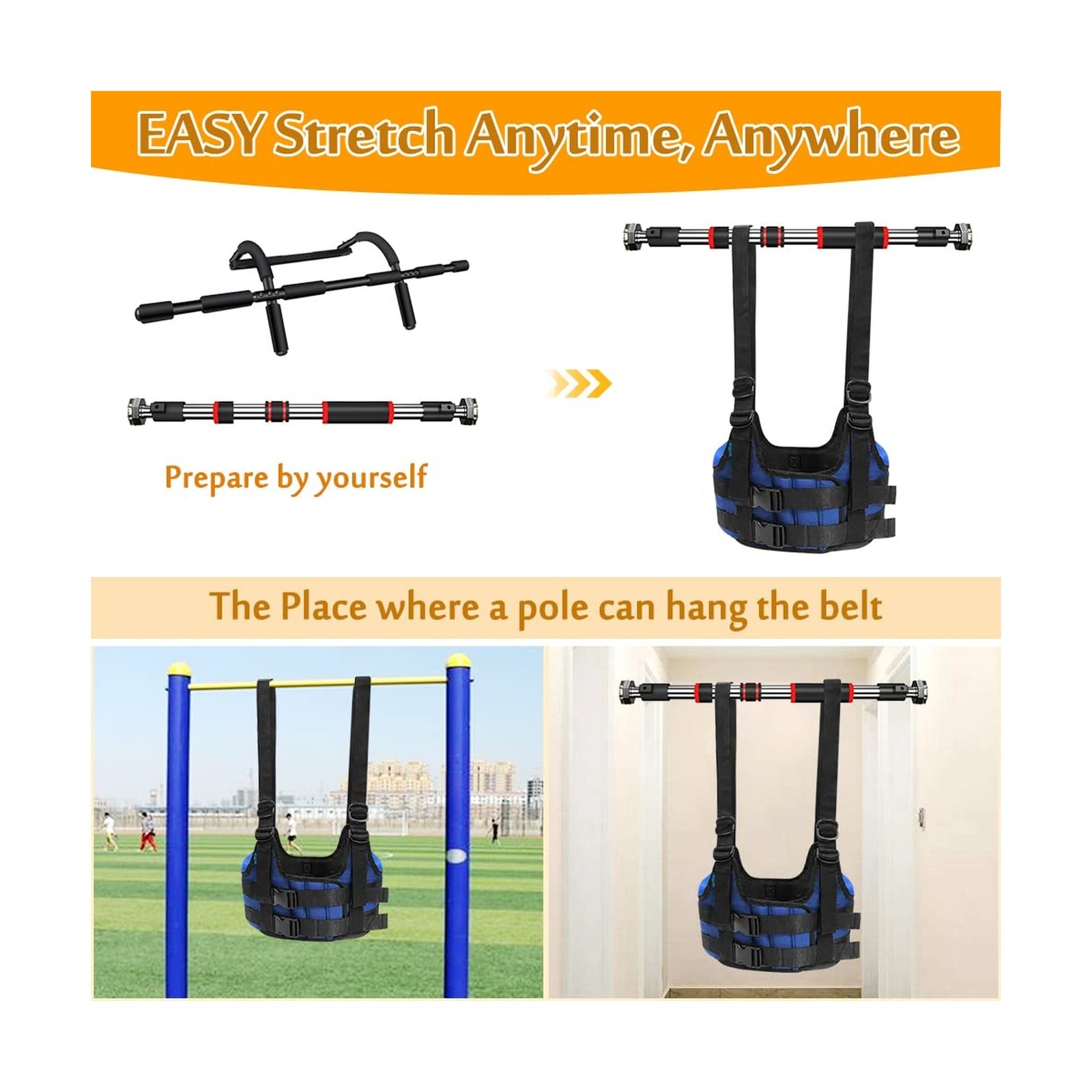 Back Stretcher Hanging Spinal Decompression Harness Back Alignment ...