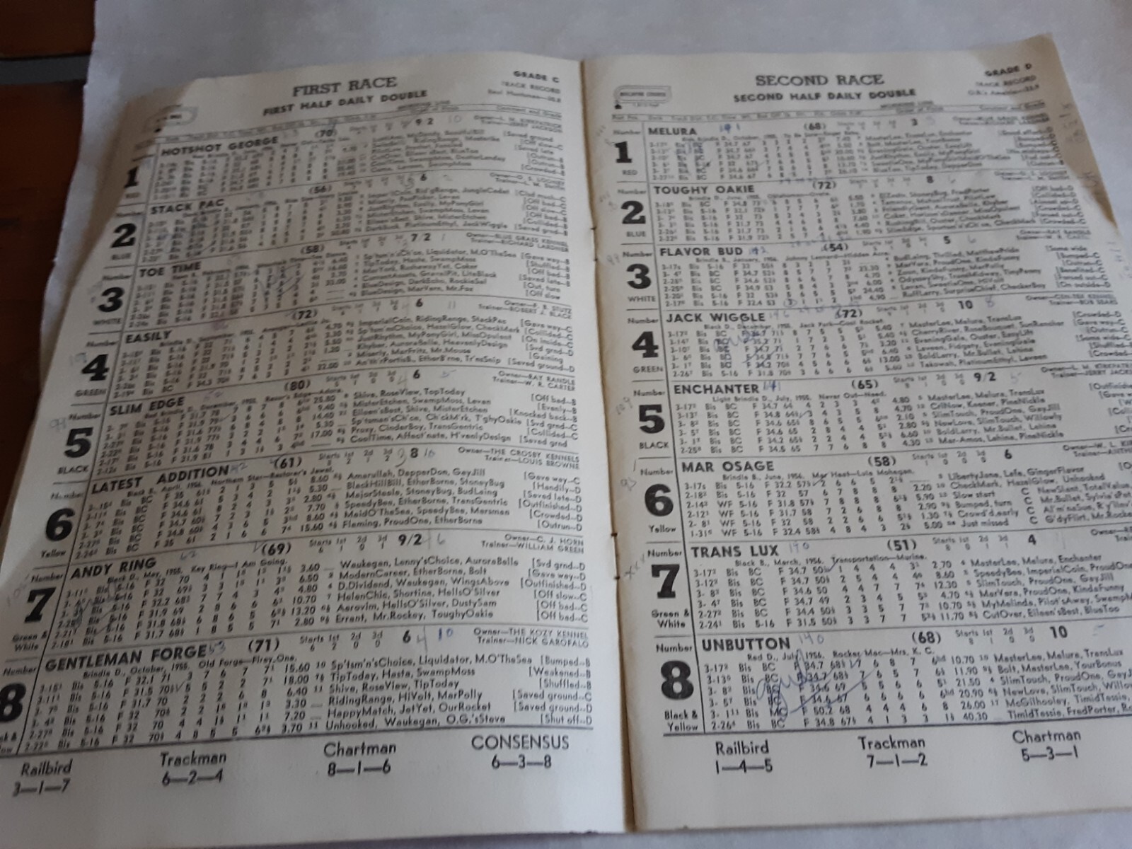 Biscayne Greyhound Racing Program Handbook Miami FL Vintage March 1958 ...