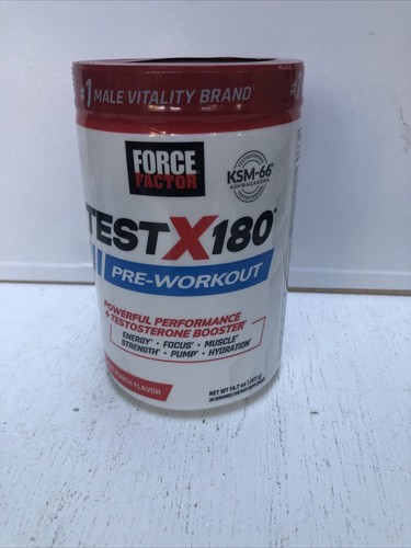 Test X180 Pre-Workout, Fruit Punch, 14.7 oz 30 Servings Energy Focus ...
