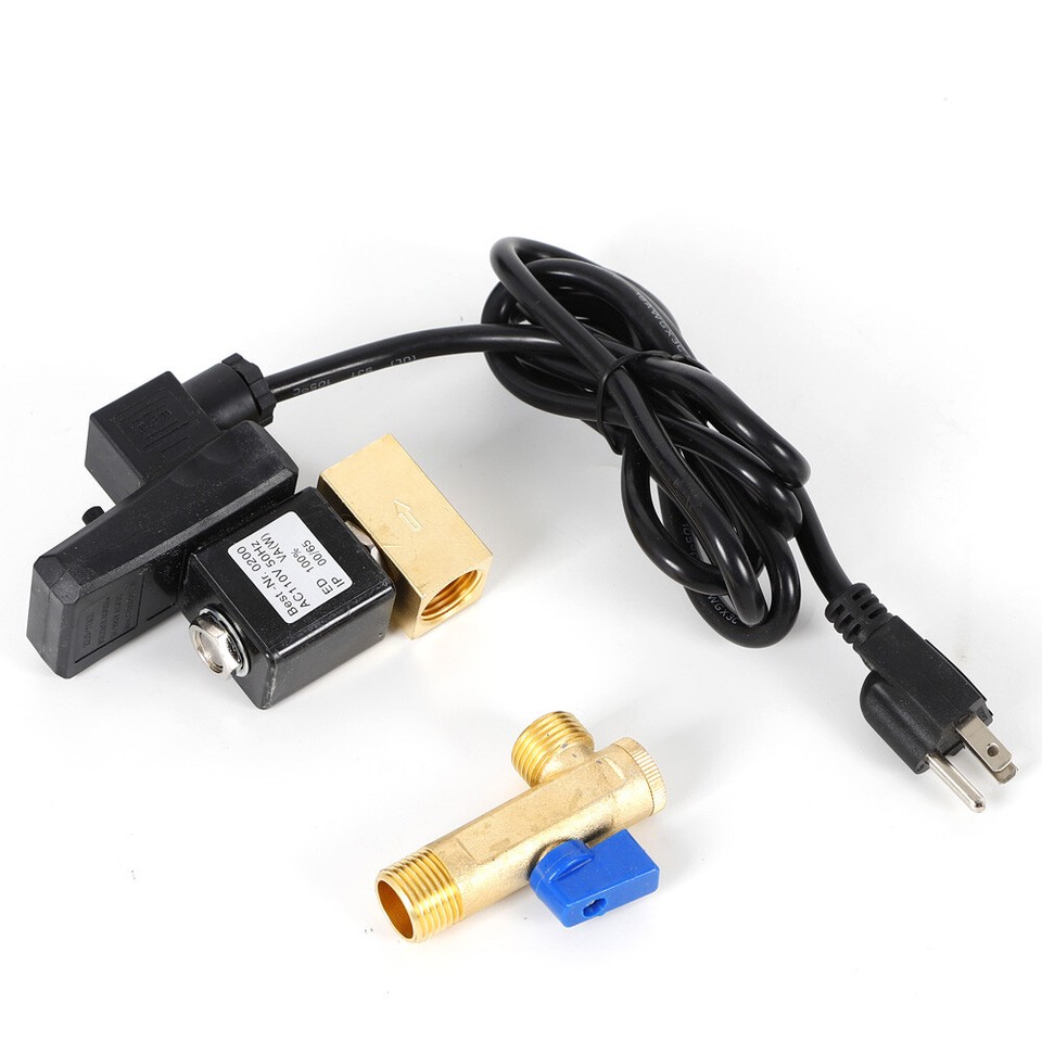 Compressor Automatic Electronic Timed Air Tank Water Moisture Drain ...