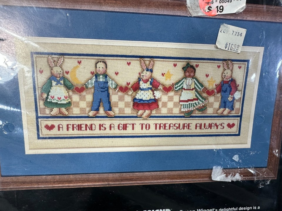 NEW Dimensions Counted Cross Stitch Kit 3760 Treasure A Friend ~ Susan ...
